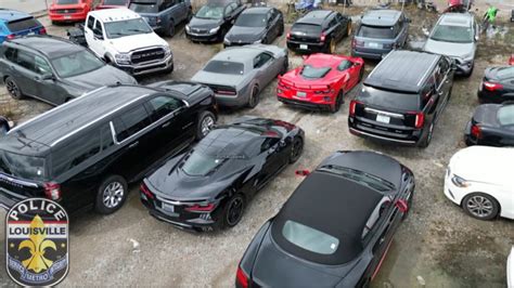Louisville Police Bust Multi State Car Theft Ring Recovering Over 3M