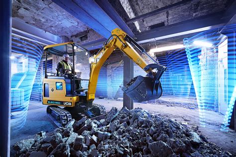 Mini Pelle Lectrique Jcb C Electrique E Tech Lyomat