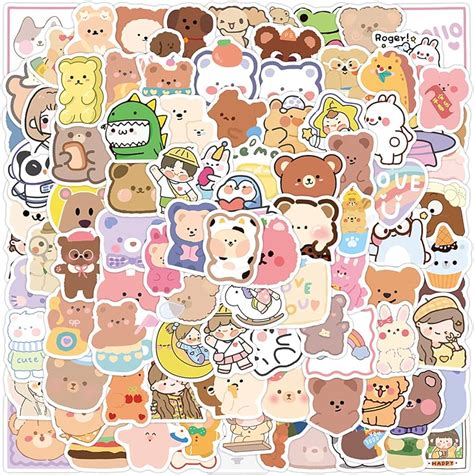 Kawaii Printable Clipart For Journal Stickers Super Cute Kawaii