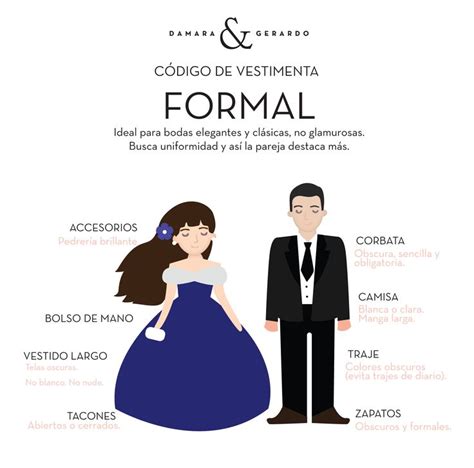 C Digo De Vestimenta Boda C Digo De Vestimenta Boda Formal Codigo