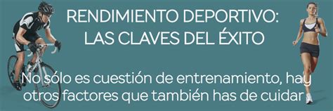 RENDIMIENTO DEPORTIVO Las CLAVES del ÉXITO Promonatur