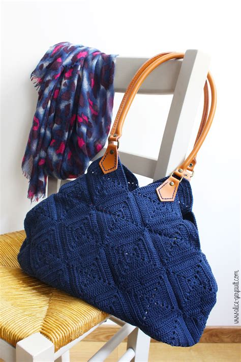 Tuto Sac Main Granny Squares Au Crochet Diy Par Alice Gerfault