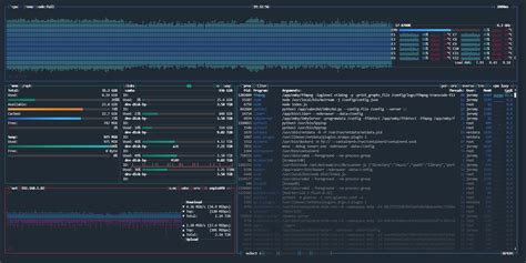 linux basics bpytop terminal system monitor