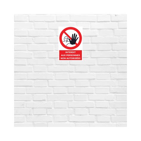 PANNEAU INTERDIT AUX PERSONNES NON AUTORISEES PVC A5 FIRE STORE 5 99