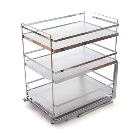 KOSZ CARGO 40 PEŁNE DNO 3 PÓŁKI CICHY DOMYK CHROM 9679980595
