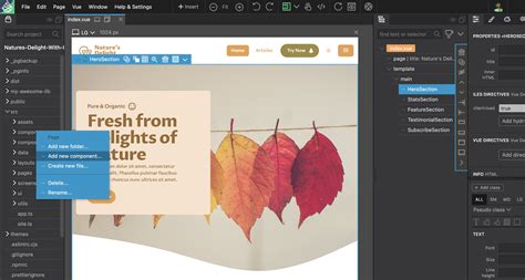 Les Pinegrow Web Editor