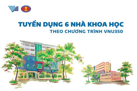 Tiếp tục tuyển dụng 06 nhà khoa học theo chương trình VNU350 đợt 3