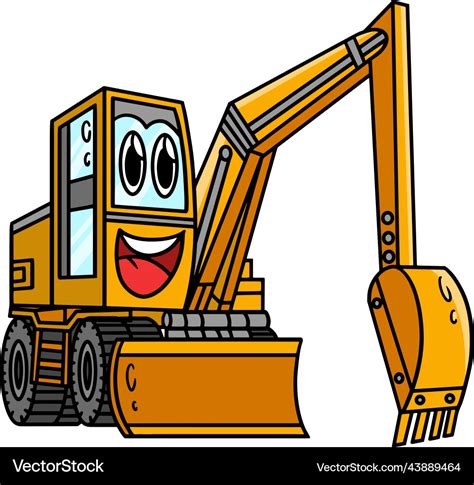 Excavator Cartoon Photos At Jose Evans Blog