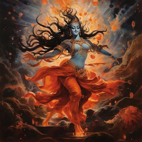 Premium Photo Illustration Of Goddess Kali Maa On Diwali Kali Pooja