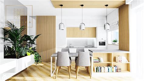 Ma Y Salon Z Aneksem Kuchennym Projekty Zdj Cie Od Qualita