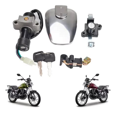 Kit Cerraduras Completo Switch Tapon Italika Rc Rc150 Rc200 Meses Sin