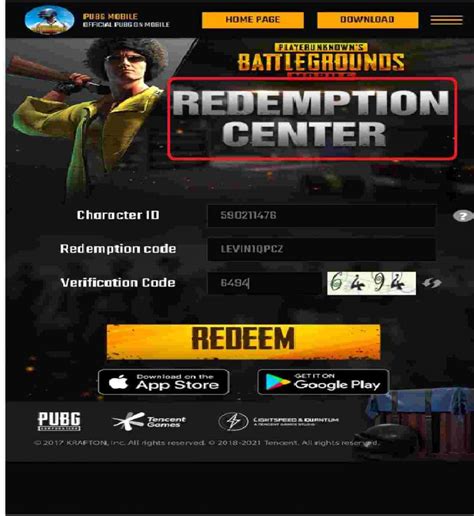 PUBG Redeem Code 2025 Today PlayerUnknown S Battlegrounds