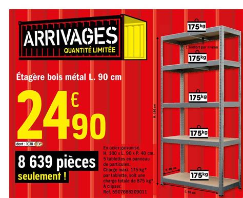 Arriba 53 imagen étagère brico depot fr thptnganamst edu vn