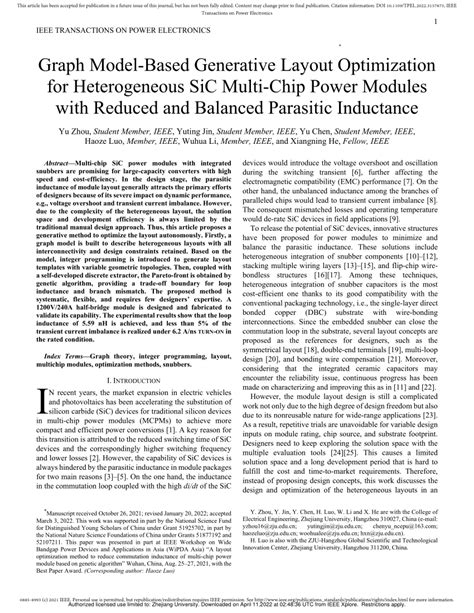 pdf graph model based generative layout optimization for heterogeneous sic multi chip power