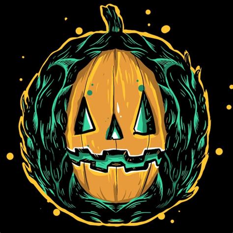 Calabaza De Halloween Ilustraci N Vectorial Vector Premium