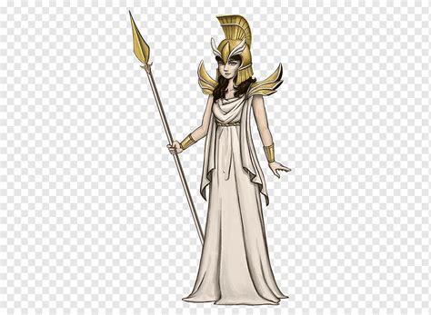 Diosa Atenea mitología griega deidad diosa griega dibujos animados