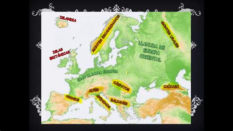 El Relieve De Europacual Es La Monta A M S Alta L Mites Y