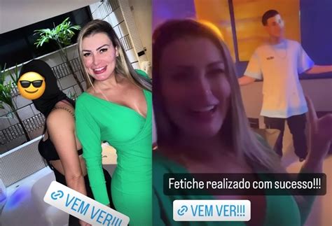 Filho de Andressa Urach filma mãe fazendo sexo mulher em motel
