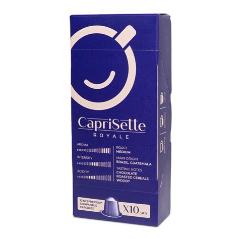 Capsules de café pour les machines Nespresso Caprisette Royale 10 pcs