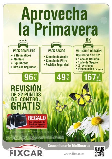 Fixcar presenta la campaña Aprovecha la primavera para conducir