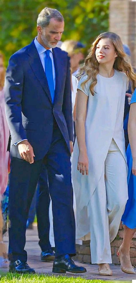 King Felipe VI Infanta Sofia Of Spain Gaya Model Pakaian Gaya