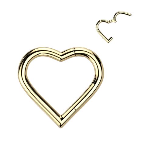 Kolczyk do chrząstki ucha Tytan helix Daith serce u143 sklep