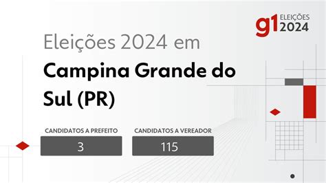 Eleições 2024 em Campina Grande do Sul PR veja os candidatos a