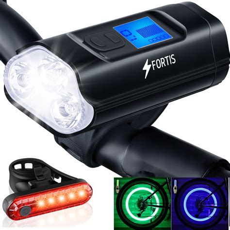 BARDZO MOCNA LAMPKA ROWEROWA 1600LM POWERBANK LED ZESTAW PRZEDNIA I