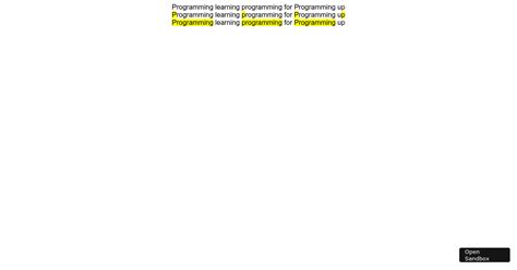 Regex Case Codesandbox