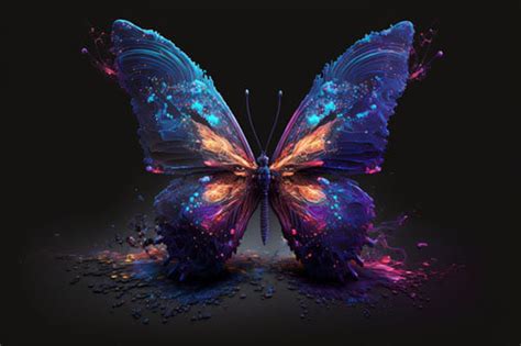 Fantasy Butterfly 7 Digital Art Print Ai Generated Wall Art Ai Art Digital Download Home