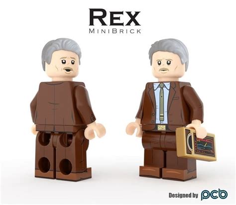 Timeline Agent PC X Rex Custom Minifigure