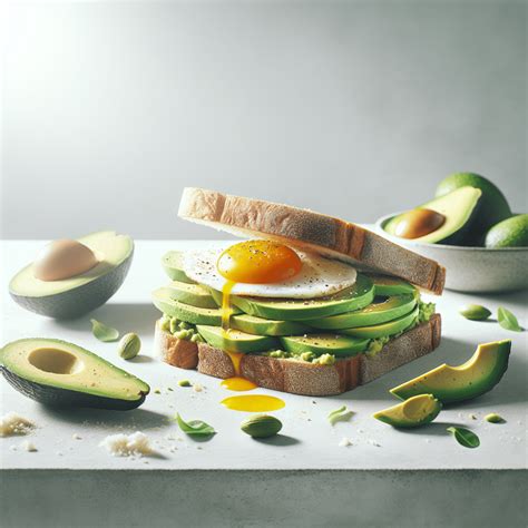 Sándwich de huevo y aguacate Deliciario