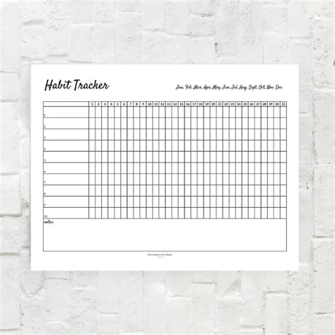 Atomic Habits Habit Stacking Template