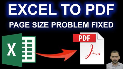 how to convert excel to pdf print excel file page size problem in excel guider abdul