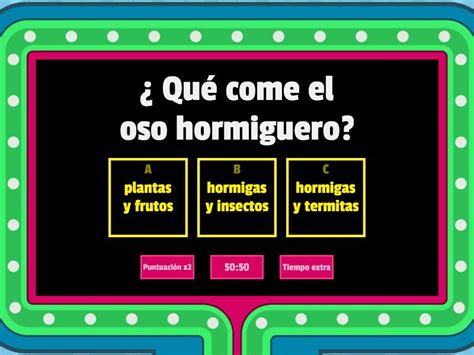 Que Aprendimos De Oso Hormiguero Gameshow Quiz