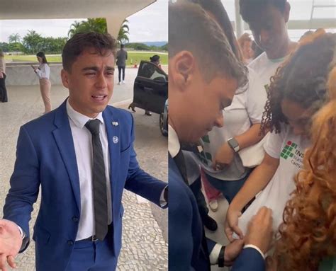 Nikolas é vaiado e tietado em evento Lula ele foi convidado pelo