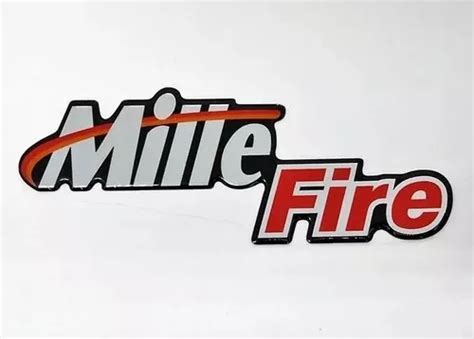 Emblema Adesivo Resinado Mille Fire Fiat Uno MercadoLivre