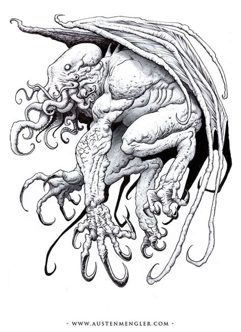 Cthulhu Tattoo Cthulhu Art Cthulhu Mythos Cthulhu Fhtagn Hp Lovecraft Lovecraft Cthulhu