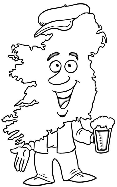 Ireland Flag Coloring Page Coloring Pages
