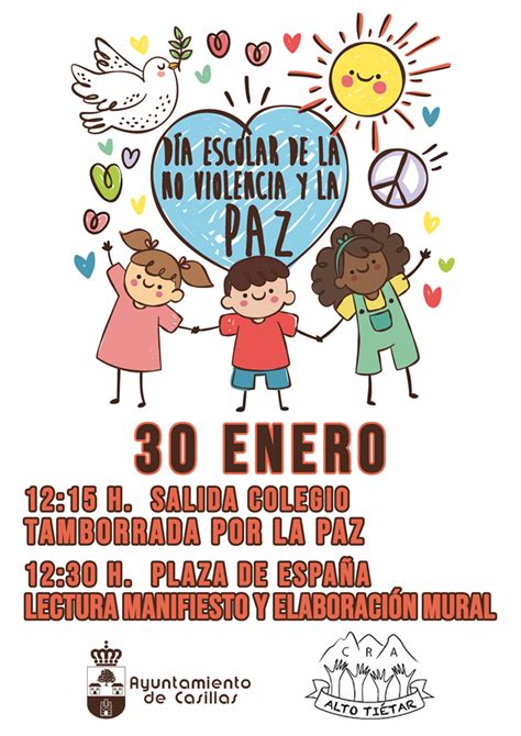 Día escolar de la no violencia y la paz Lunes 30 de enero