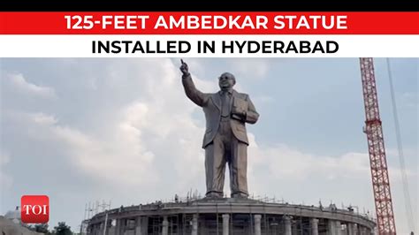Hyderabad Gets 125 Feet Tall Dr BR Ambedkar Statue Inauguration On 14