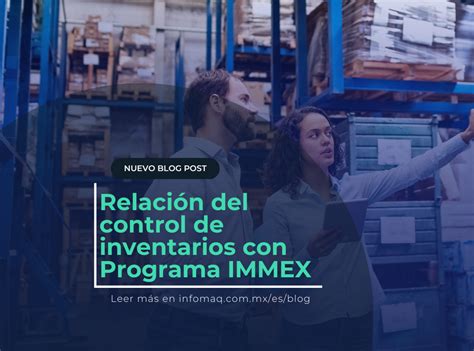 Cómo se relaciona el control de inventarios con el resto del Programa