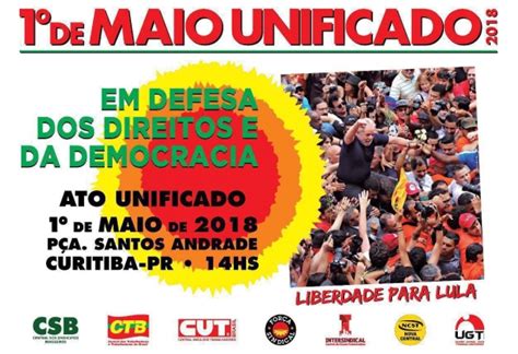Centrais sindicais farão Ato Unificado Nacional no 1º de Maio em