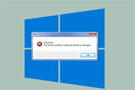 How To Fix The Archive Is Either In Unknown Format Or Damaged