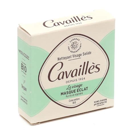 Cavaillès Nettoyant Visage Solide et Masque éclat Purifiant