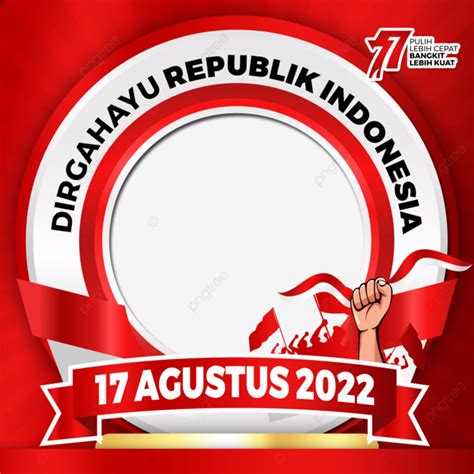 Hut Ri 77 PNG Image Twibbon Hut Kemerdekaan Ri Ke 77 And 17 Agustus