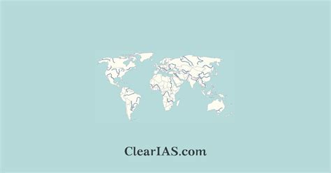 Major Rivers Of The World ClearIAS