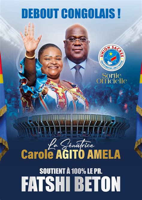 Sortie officielle de lunion sacrée Carole Agito et la Grande