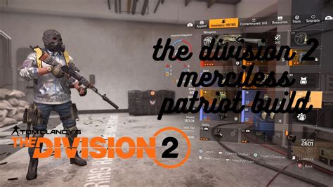 The Division 2 True Patriot Build For PVE YouTube