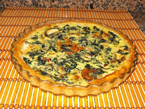 Tentando Al Paladar Quiche De Espinacas Bacon Y Queso De Cabra